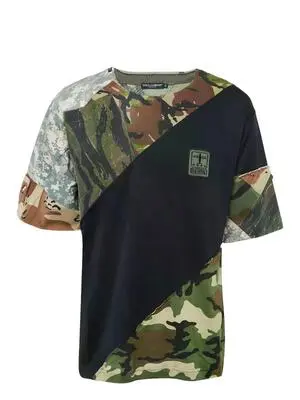 Dolce & Gabbana Camouflage-print T-shirt - Black