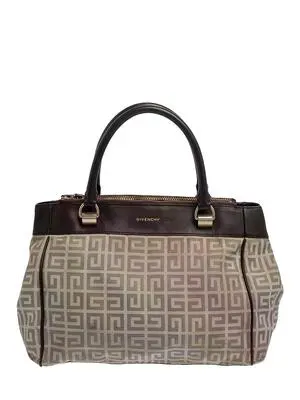 Givenchy Monogram Canvas Tote Bag - Brown