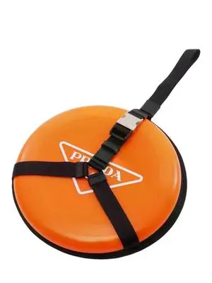 Prada 2020s Logo-print Frisbee - Orange