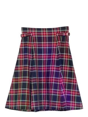 COMME DES GARÇONS 1990s Checked-Pattern Skirt