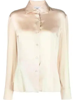 GIANFRANCO FERRE 1990s Silk Button-Up Shirt