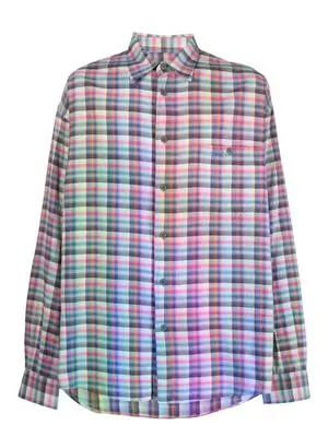 Missoni 1990s Tartan-check Cotton Shirt - Red