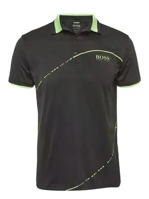 BOSS 2024 Logo-print Polo Shirt - Black