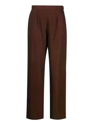 Jean Paul Gaultier 1990s High-rise Wool Trousers - Red