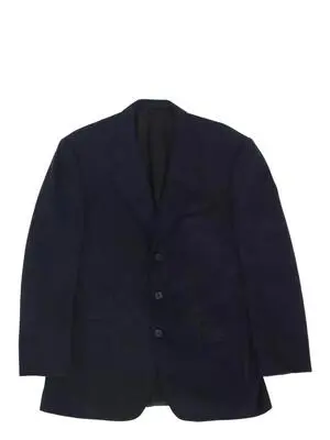 Burberry 2000s Notched Blazer - Blue