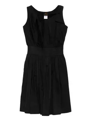VIVIENNE WESTWOOD 2015-2016 Pleated Mini Dress - Black