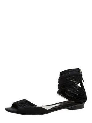 Fendi Mesh Sandals - Black