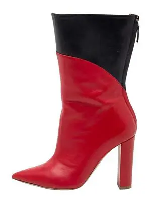 MALONE SOULIERS 95mm Colourblock Ankle Boots - Red