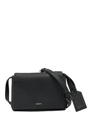 Dkny Leather Crossbody Bag - Black