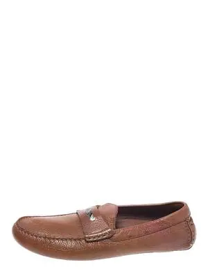 Burberry Leather Loafers - Brown