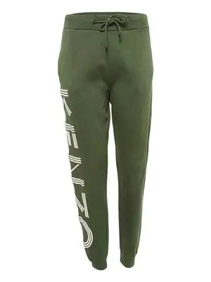 Kenzo Logo-printed Track Pants - Green