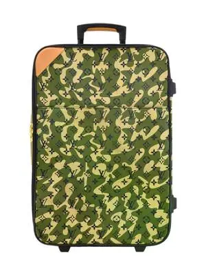 LOUIS VUITTON X Takashi Murakami 2008 Pegase 60 Suitcase - Green