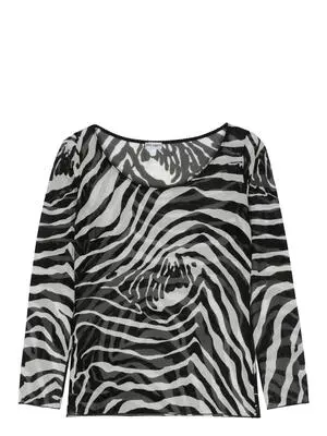 Dolce & Gabbana Zebra-print Blouse - Black