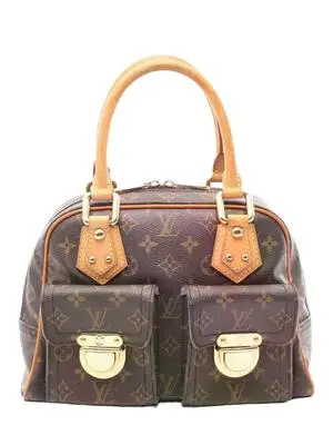 LOUIS VUITTON 2006 Manhattan Pm Handbag - Brown