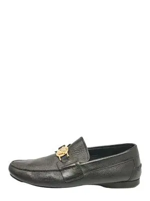 Versace Medusa Plaque Loafers - Black
