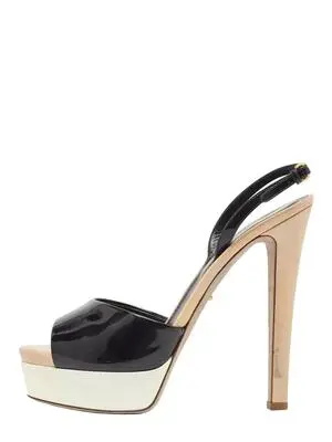 SERGIO ROSSI 150mm Platform Peep-toe Pumps - Black