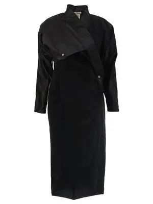 Versace Velvet Midi Dress - Black