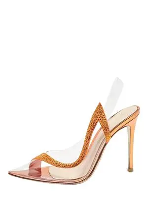 GIANVITO ROSSI 105mm Hortensia Pumps - Orange