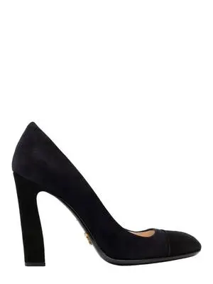 Prada 100mm Square-toe Pumps - Black
