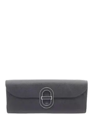 Hermès 2023 Chaîne D'ancre To Go Clutch Bag - Black