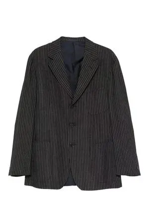 ROMEO GIGLI 1990s Striped Jacket - Blue