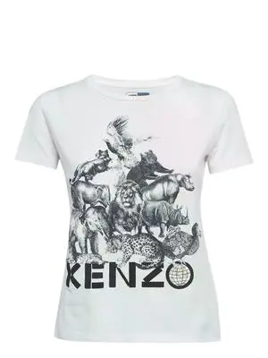 Kenzo Logo Cotton T-shirt - White