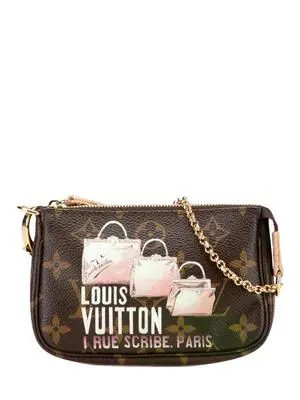 LOUIS VUITTON Monogram Affiche Mini Pochette Accessoires Handbag - Brown