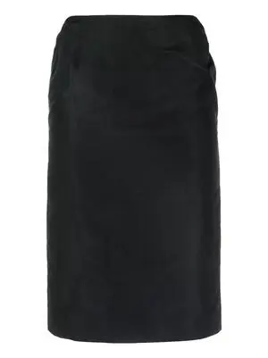 Dior 2000s High-waisted Pencil Skirt - Black