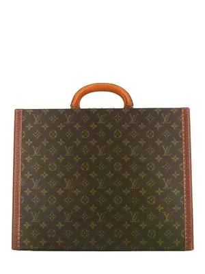 LOUIS VUITTON 1990s President Suitcase - Brown