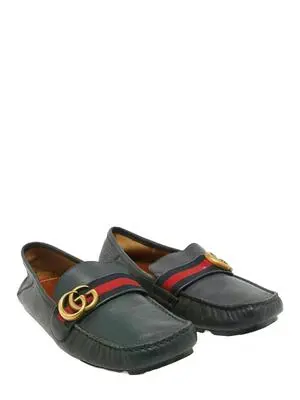 Gucci Gg Marmont Loafers - Blue