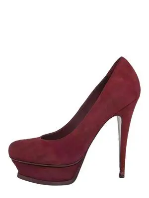 Saint Laurent 140mm Tribtoo Platform Pumps - Red