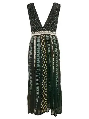 Missoni Wave-patterned Dress - Black