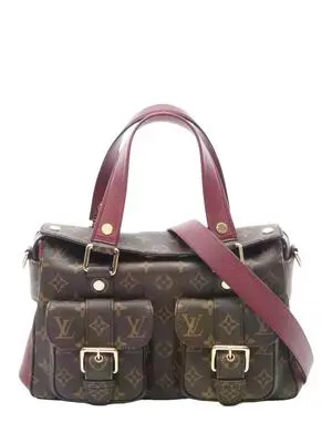 LOUIS VUITTON 2017 Manhattan Monogram Handbag - Brown