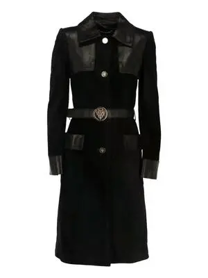 Gucci 2010s Belted Trench Coat - Black