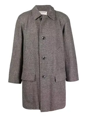 A.N.G.E.L.O. VINTAGE CULT 1990s Mélange-effect Single-breasted Coat - Grey