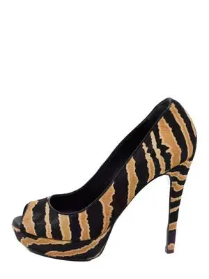 Gucci 120mm Betty Peep-toe Platform Pumps - Brown