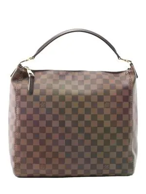 LOUIS VUITTON Port Perot Pm Damier-pattern Tote Bag - Brown