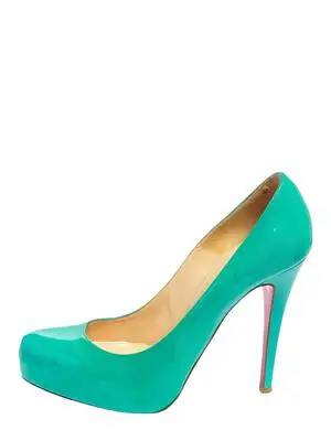 CHRISTIAN LOUBOUTIN 115mm Rolando Patent-leather Pumps - Green