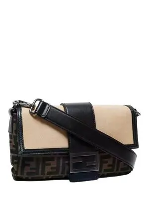 Fendi Zucca Mamma Baguette Shoulder Bag - Brown
