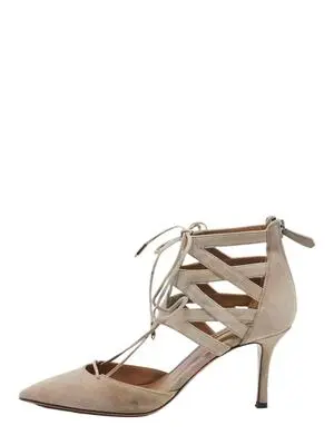 AQUAZZURA 105mm Belgravia Pumps - Neutrals