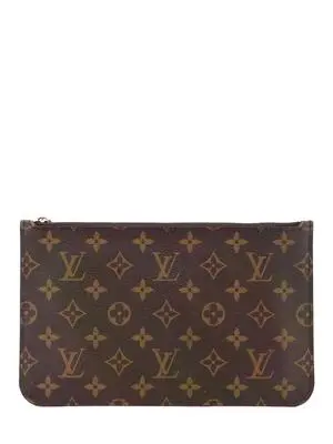 LOUIS VUITTON Neverfull Pochette - Brown