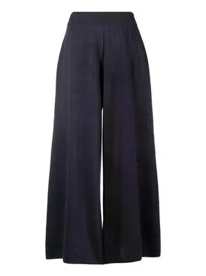 Dolce & Gabbana 1990s High-waisted Wide-leg Trousers - Blue
