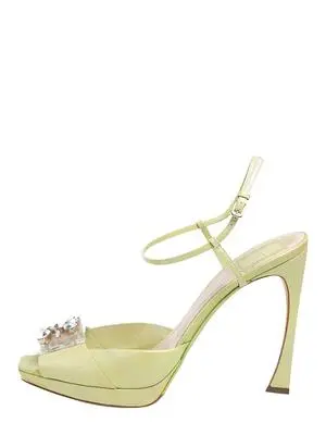 Dior 120mm Crystal-embellished Sandals - Green