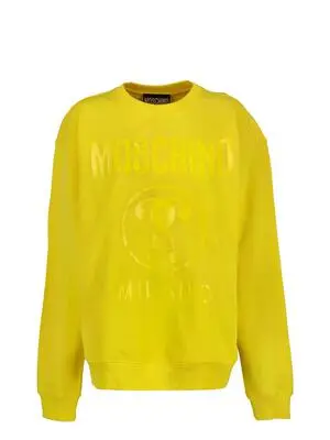 Moschino Logo-print Sweatshirt - Yellow