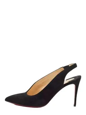 CHRISTIAN LOUBOUTIN 100mm Suede Heeled Pumps - Black