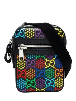 Gucci Gg Psychedelic Shoulder Bag - Black
