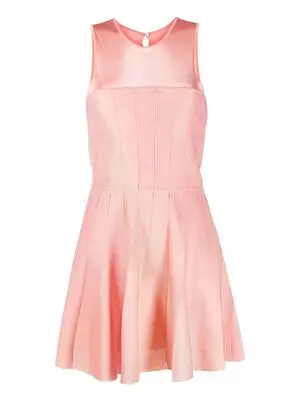 Dior 2010s Panelled Flared Minidress - Pink