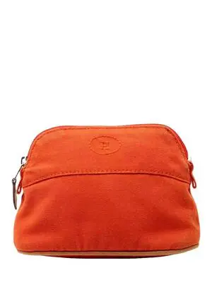 Hermès Toile Bolide Mini Pouch - Orange