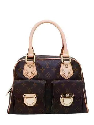 LOUIS VUITTON 2006 Manhattan Pm Handbag - Brown