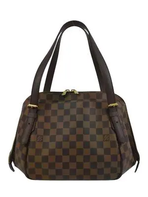 LOUIS VUITTON 2006 Damier Ebène Belem Mm Handbag - Brown